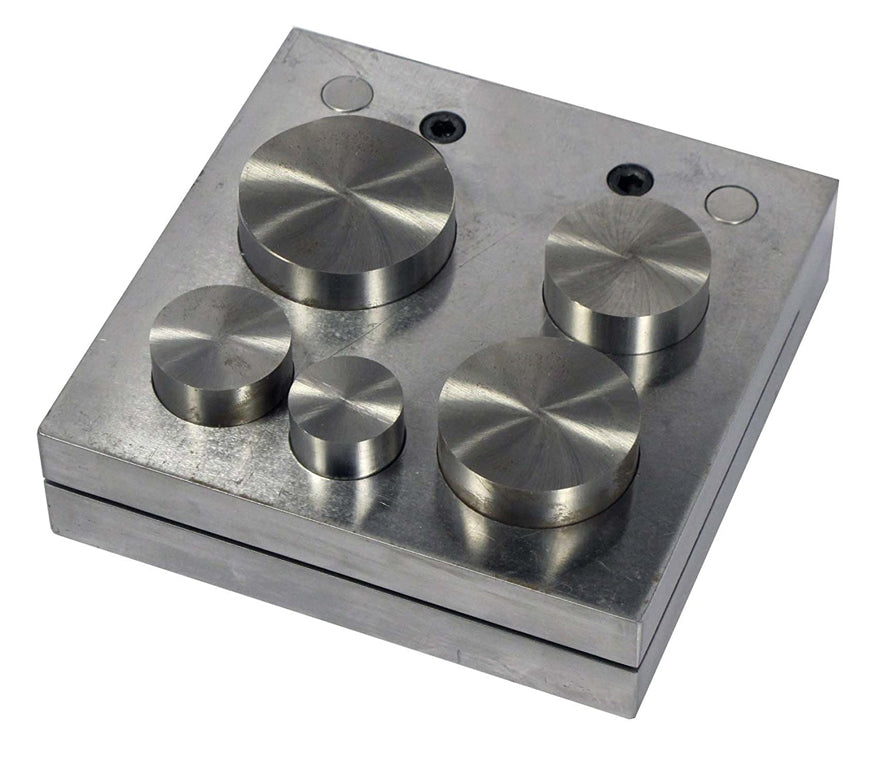 Large 2" Hand Disc Cutter With 5 Punches for Sheet Metal Hole Punching ...