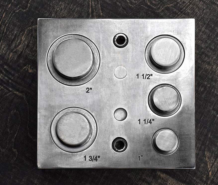 Large 2" Hand Disc Cutter With 5 Punches for Sheet Metal Hole Punching ...