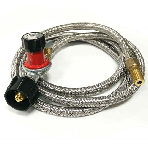 La Barbacoa Propane 5 Gas Burner Rotating Hatch Chili Roaster with Reg ...