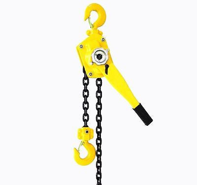 6 Ton Hand Lever Chain Block Hoist Come A Long Ratchet Winch Lift Ratc ...