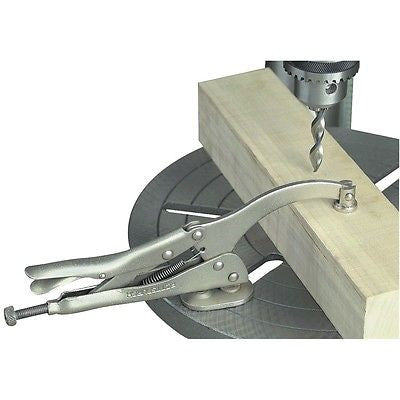 9" Stock Holding Vise Clamp Grip for Drill Press Work Locking Vice