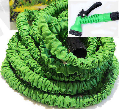 75 Foot Expanding Shrinking Retracting Water Watering Garden Hose with
