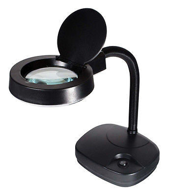 Table Top Lighted Flexible Illuminated Hobby Magnifying Desk Work Lamp