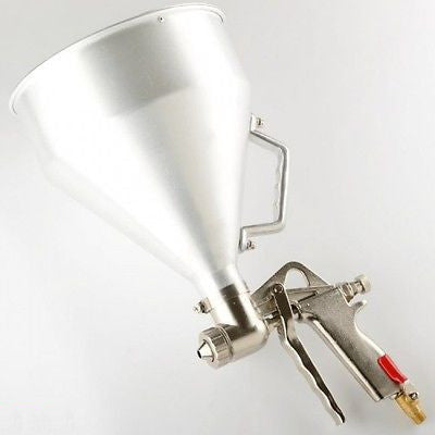 Air Powered Wall Drywall Texturing Texture Finishing Gun Spray Hopper