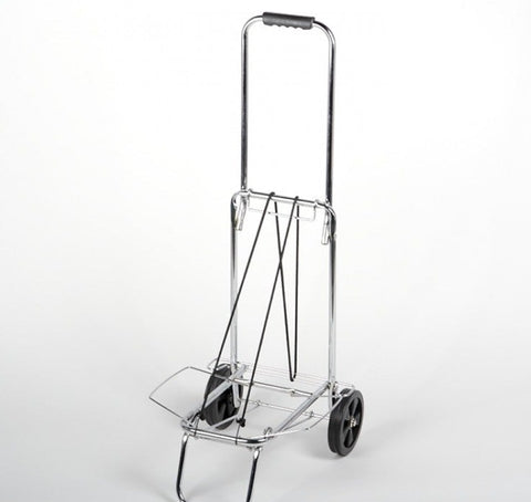 Chrome Foldable Folding Airport Luggage Suitcase Dolly Cart