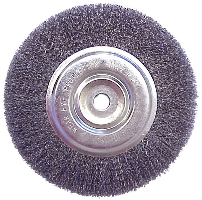 6" Inch Round Wire Brush Wheel For Bench Grinder – JABETC