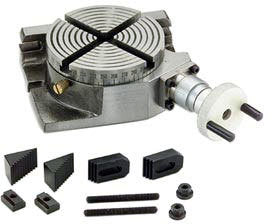 4" Precision Machinist Rotary Table with Set of Clamps – JABETC