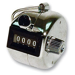 Hand Held Digit Sports Track Lap Tally Finger Counter Push Button Coun