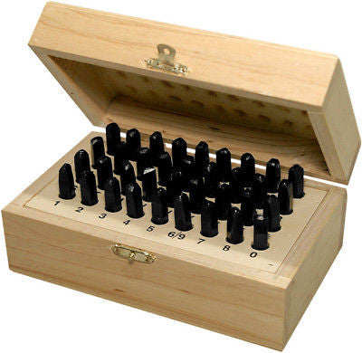 1/8 Metal Alphabet & Number Punch Set | JABETC | Quality Tools and Home ...