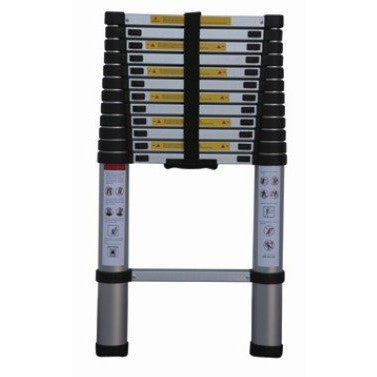 12.5 Foot Telescopic Collapsible Telescoping Extendable Step Ladder fo