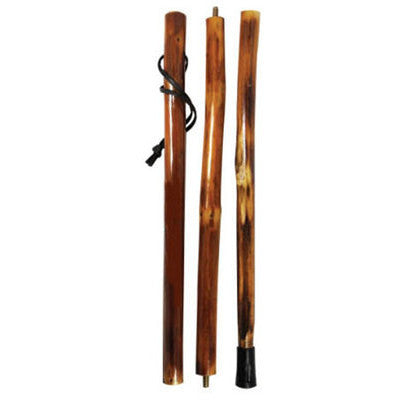 Natural Wooden Hiking Walking Walk Hike Stick Pole Collapsible Storage