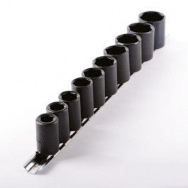 1/2" Drive Shallow Metric Black Impact Socket Wrench Set – JABETC