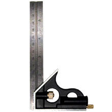 6" Small Combination Try Tri Square Sliding Ruler Angle Tool Rule