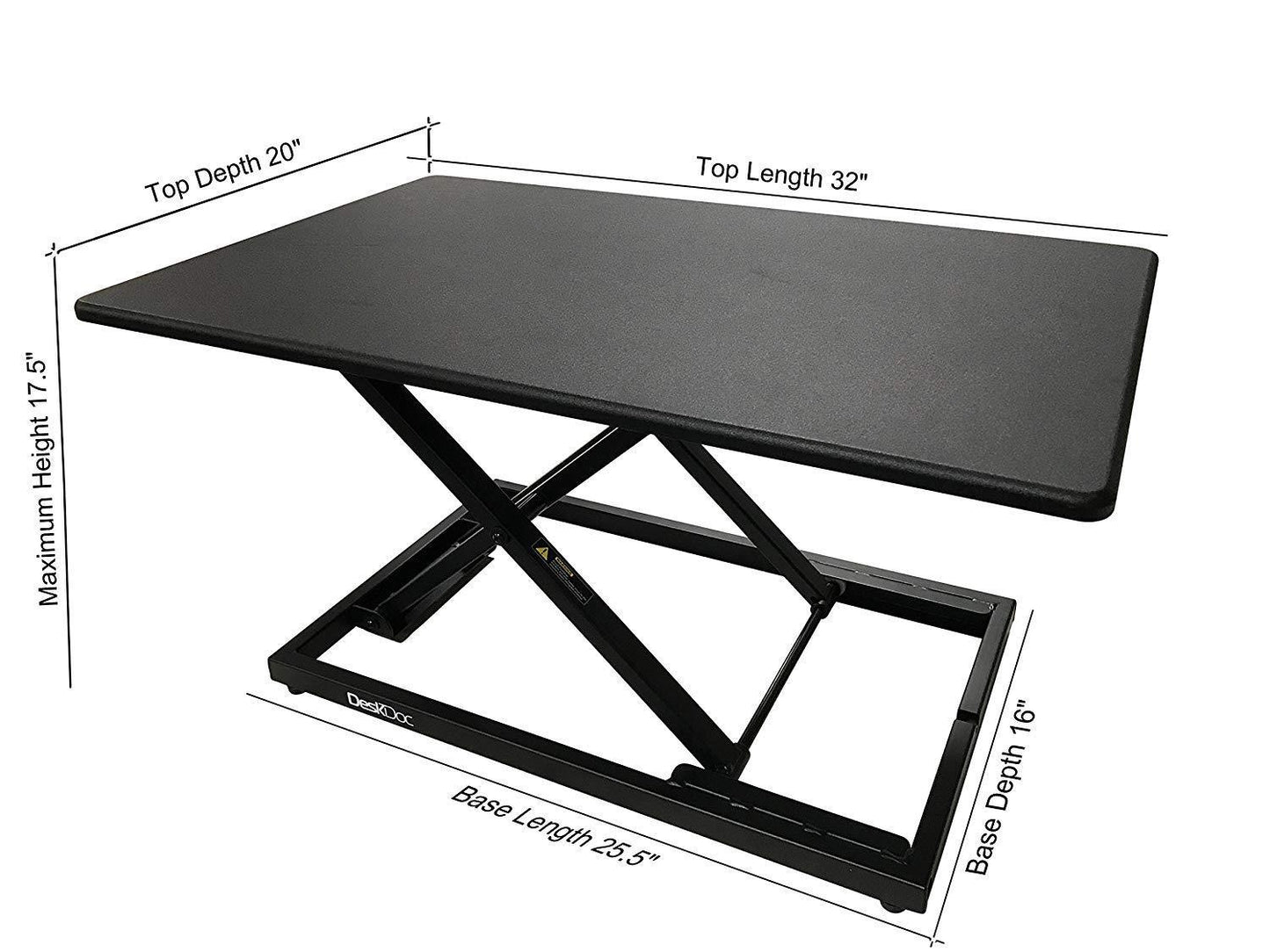 Adjustable Standing Rising Desk Table Stand Up Riser Desktop – JABETC