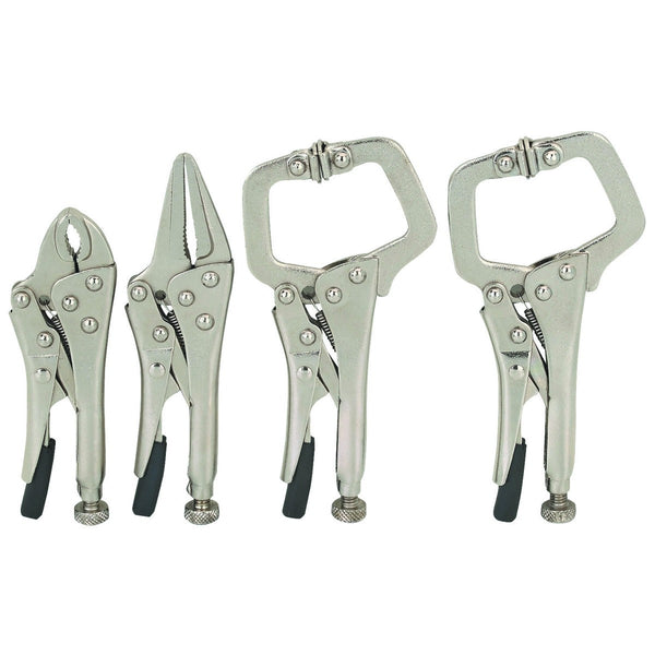 4 PC Mini Size Vise C Clamp Grip Locking Plier Tool Set | JABETC ...