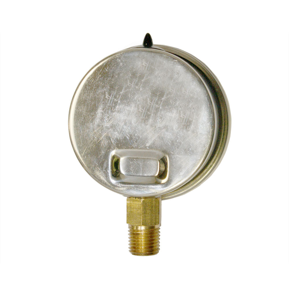 Oil Filled Air Pressure Gauge 1000 PSI 1/4' NPT Bottom Mount Gage