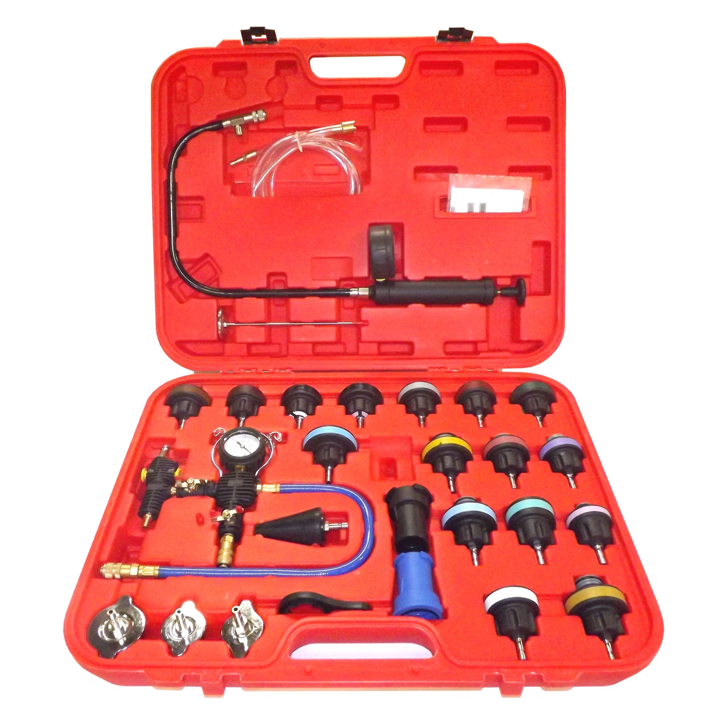 Deluxe Auto Radiator Cap Coolant Leak Pressure Tester Tool – JABETC