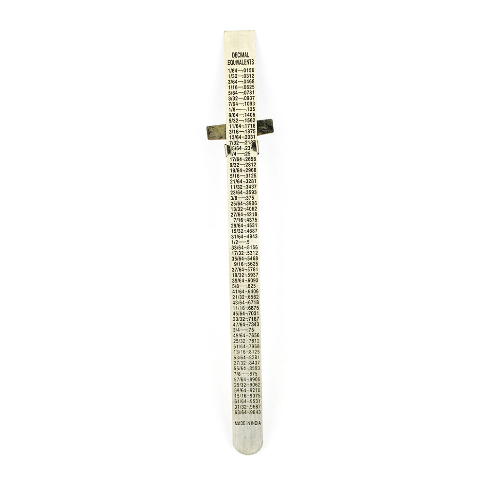 6" Inch Machinist Mini Stainless Steel Pocket Clip Rule Ruler – JABETC