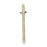 6" Inch Machinist Mini Stainless Steel Pocket Clip Rule Ruler