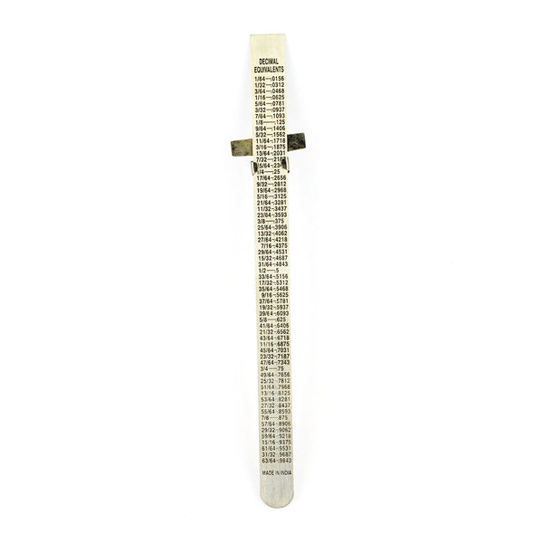 6" Inch Machinist Mini Stainless Steel Pocket Clip Rule Ruler