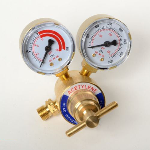Replacement Acetylene Regulator Gage Set for Gas Welder Regulater Gaug ...