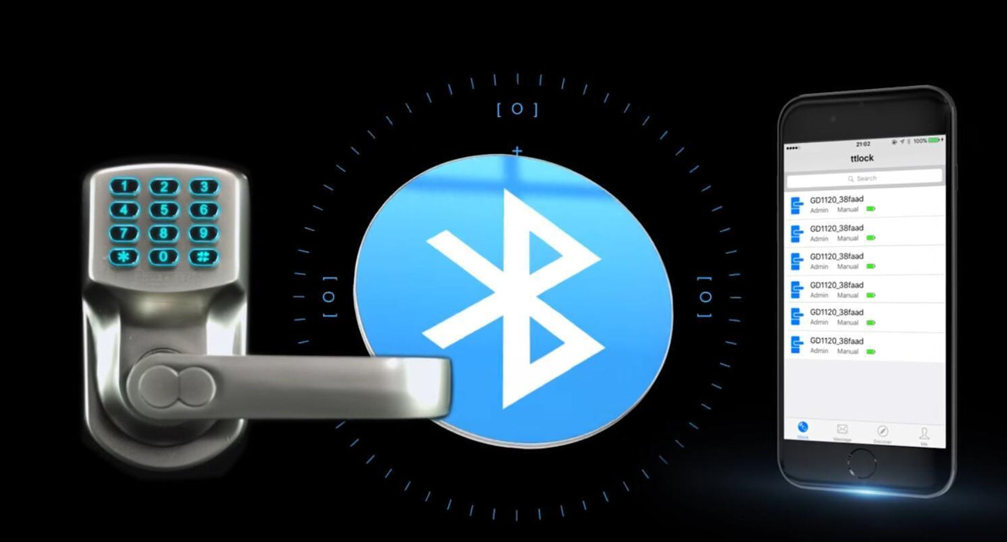 Modern Bluetooth Smart Phone Door Entry Lock for Right Hand Doors – JABETC