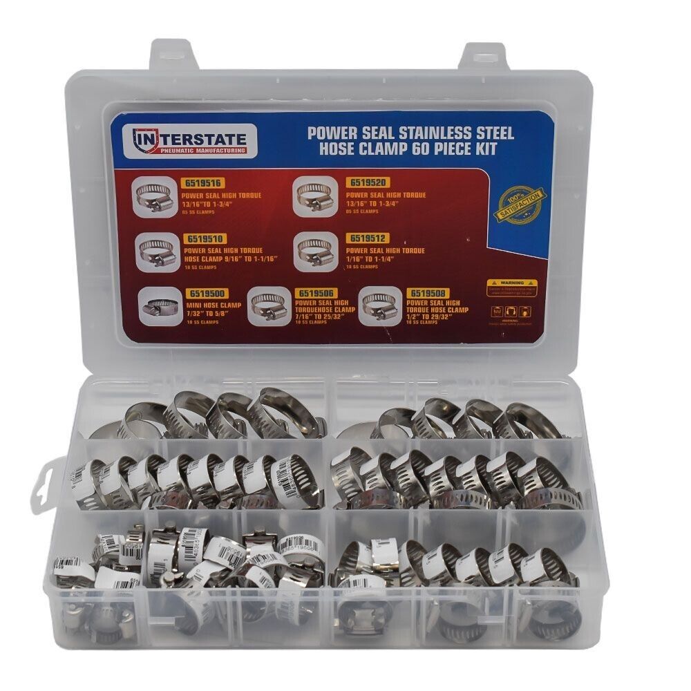 Stainless Steel Hose Clamp Assortment Kit – JABETC